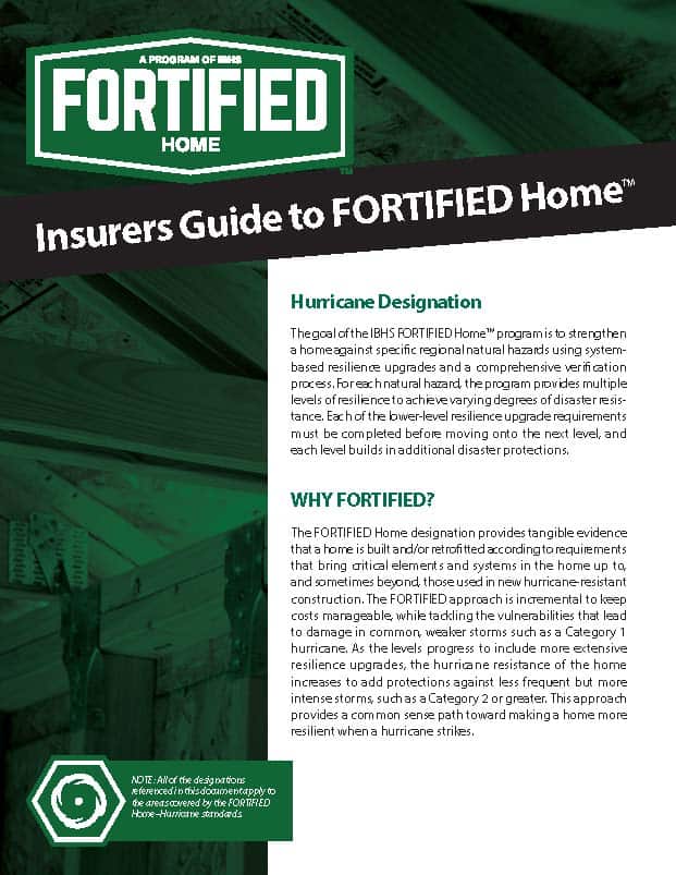 Construction Standards – Insurance Institute for Business & Home Safety