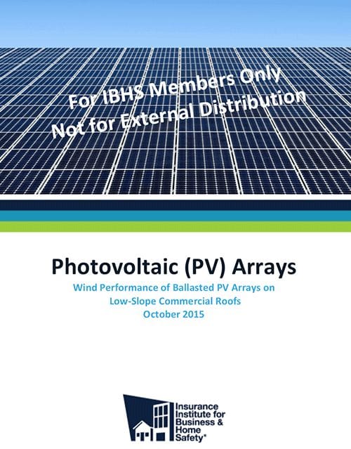 Photovoltaic (PV) Systems – Insurance Institute for Business & Home Safety