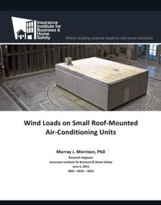 Wind Loads on Small Roof-Mounted Air-Conditioning Units – Insurance ...