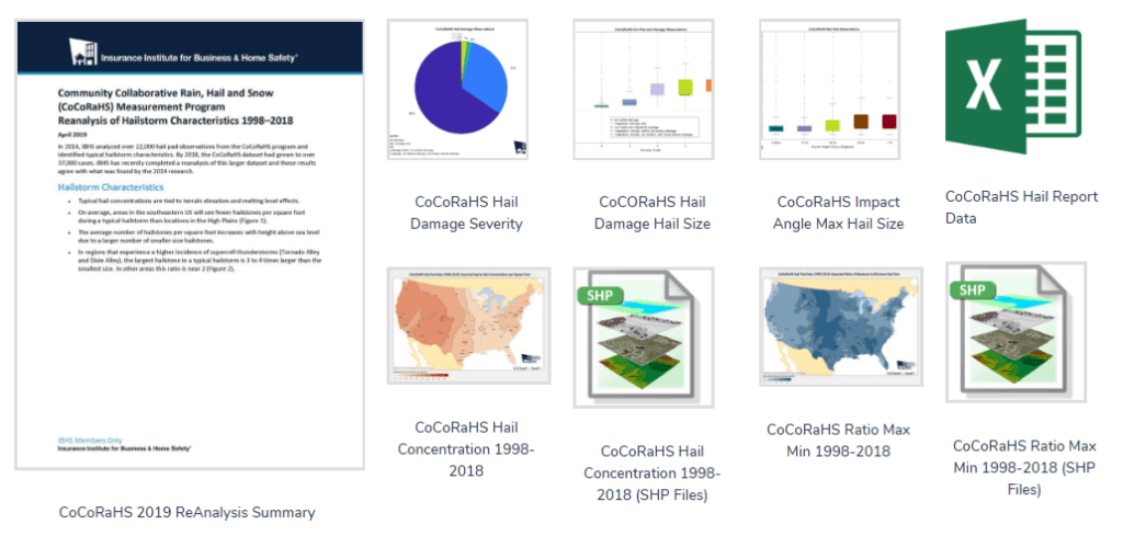 Leveraging CoCoRaHS Hailpad and Damage Observations – Insurance ...