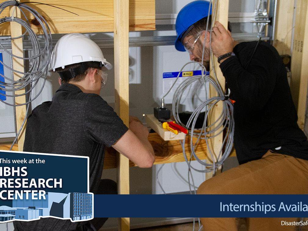 Intern with IBHS – Insurance Institute for Business & Home Safety