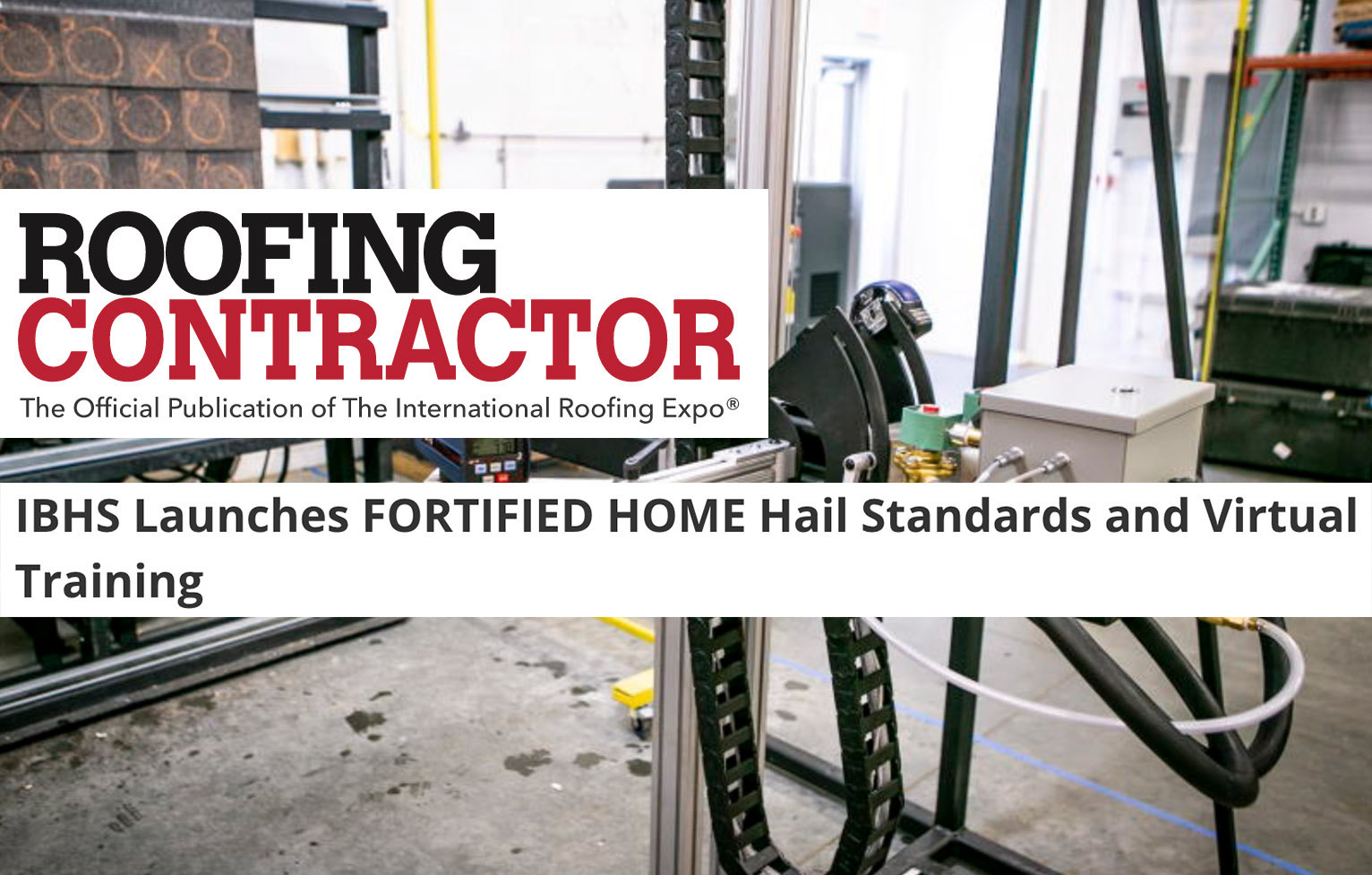 IBHS Launches FORTIFIED HOME Hail Standards and Virtual Training ...