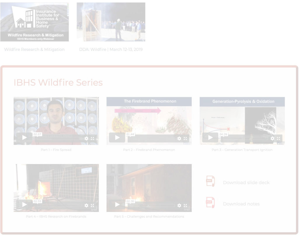 Wildfire – Insurance Institute for Business & Home Safety